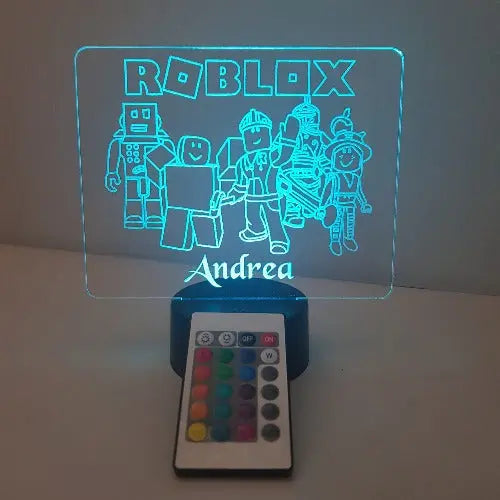 Lampada a led personalizzata Roblox - Ilmioplexiglass